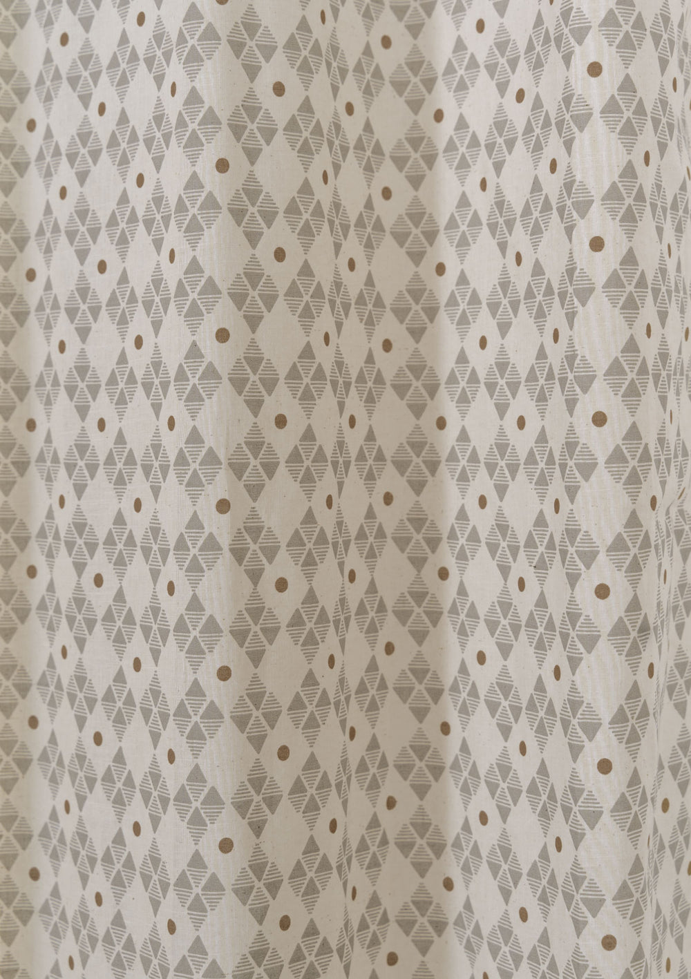 Mirage 100% cotton geometric sheer fabric for living room - Light filt